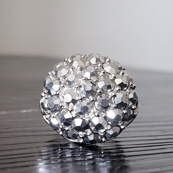 Sarah Coventry | Jewelry | Vintage Sarah Coventry Cocktail Ring Silver ...